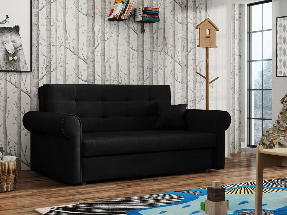 Mirjan24 Schlafsofa Viva Silver Iii 3 Sitzer Mit Schlaffunktion Und